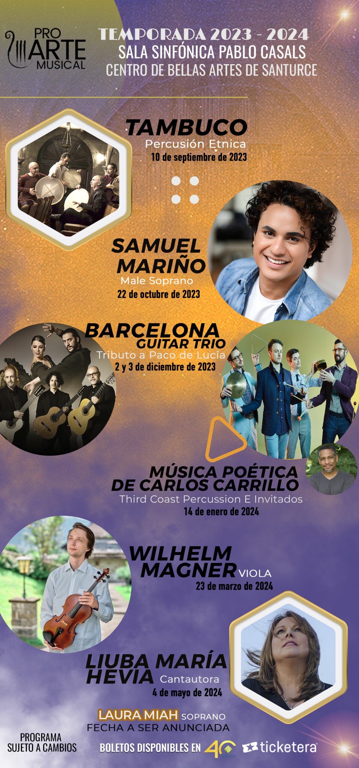 Season 2023-2024 - Pro Arte Musical